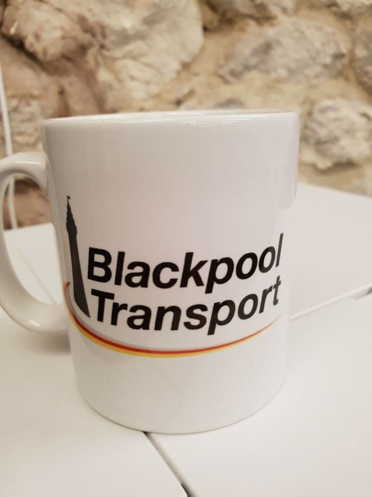 Blackpool Transport Logo Cup Mug Blackpool Buses and Trams