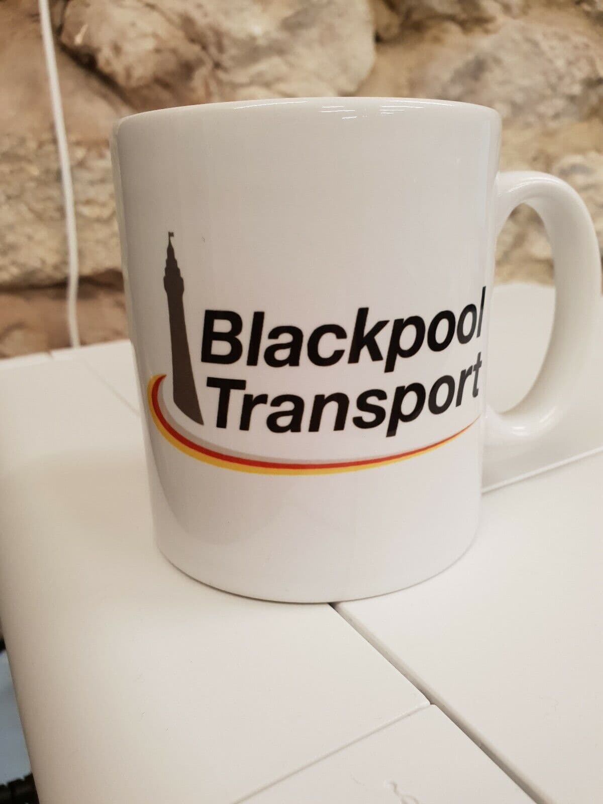 Blackpool Transport Logo Cup Mug Blackpool Buses and Trams