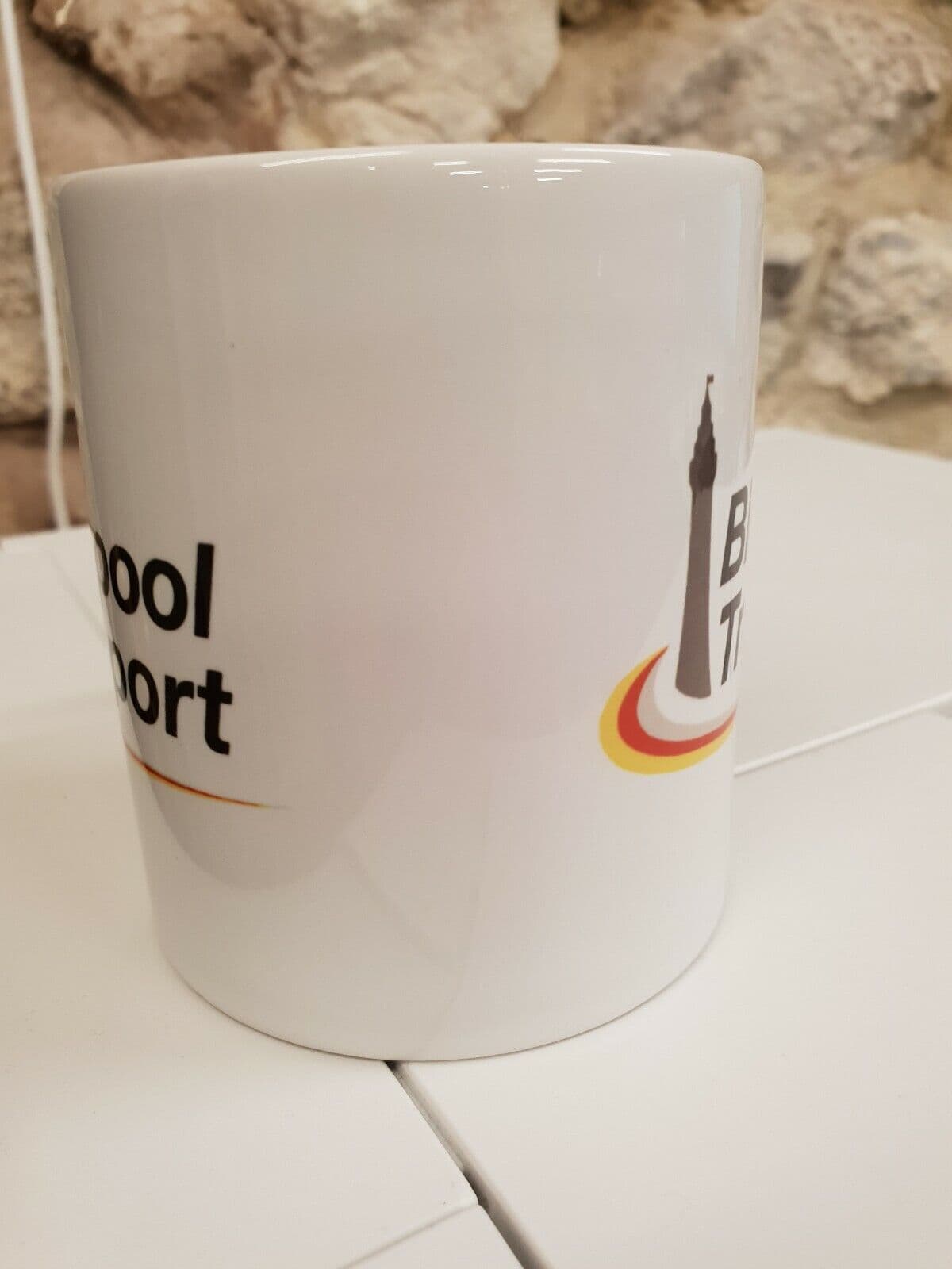 Blackpool Transport Logo Cup Mug Blackpool Buses and Trams