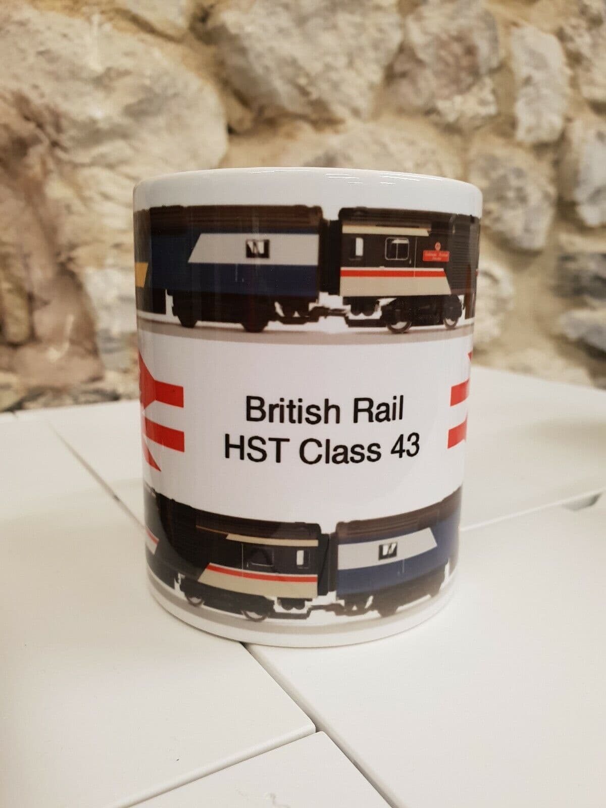 British Rail Class 43 Railway Cup Mug HST Intercity Liveries 1980s BR train