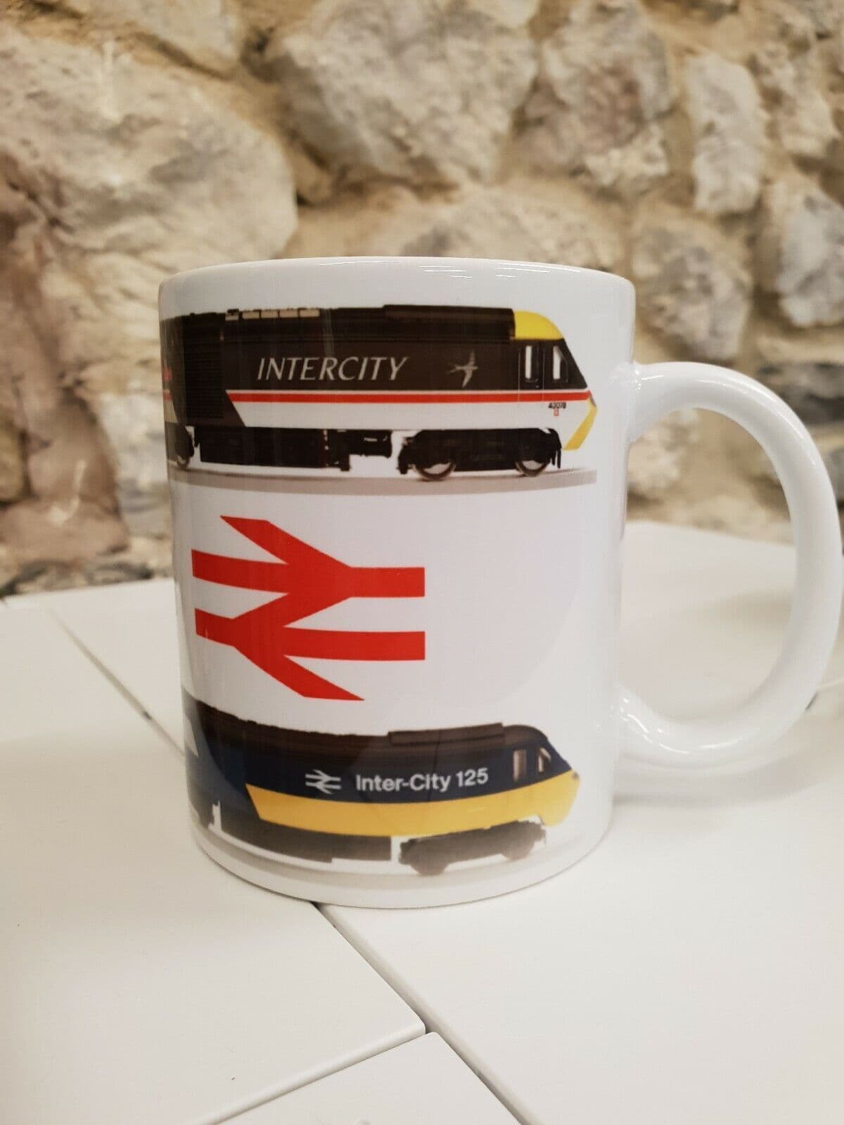 British Rail Class 43 Railway Cup Mug HST Intercity Liveries 1980s BR train