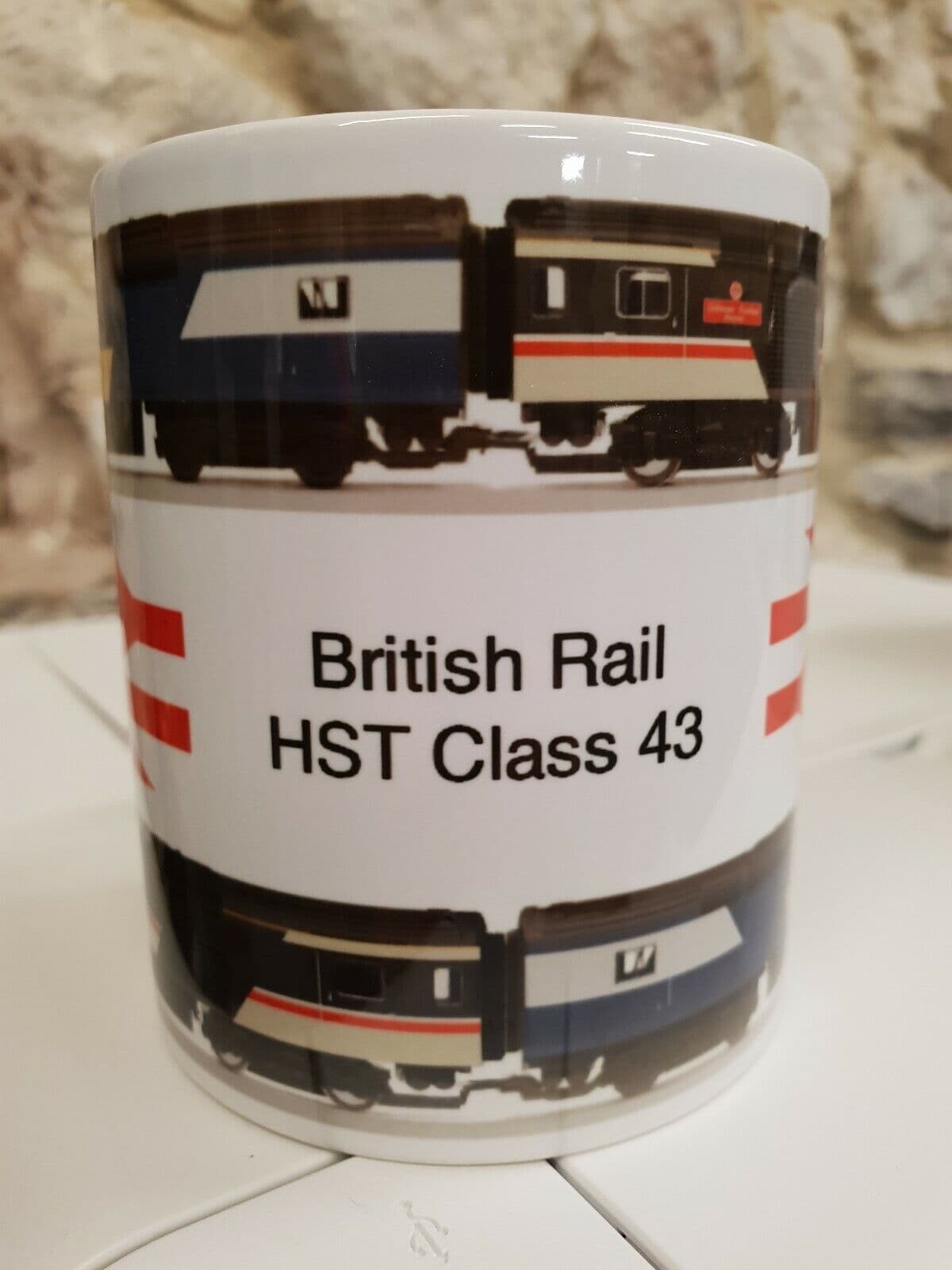 British Rail Class 43 Railway Cup Mug HST Intercity Liveries 1980s BR train