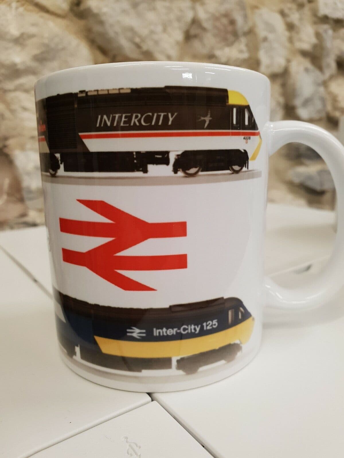 British Rail Class 43 Railway Cup Mug HST Intercity Liveries 1980s BR train
