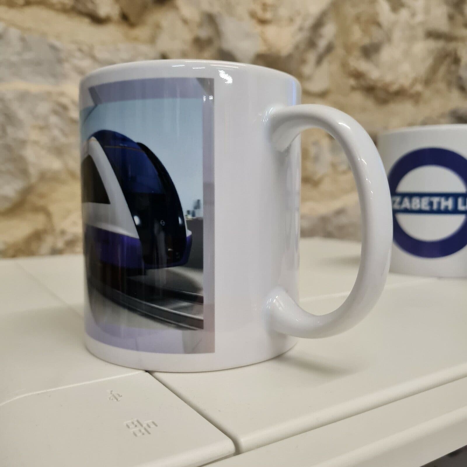 Class 345 Aventra Crossrail train Elizabeth Line mug cup underground ...
