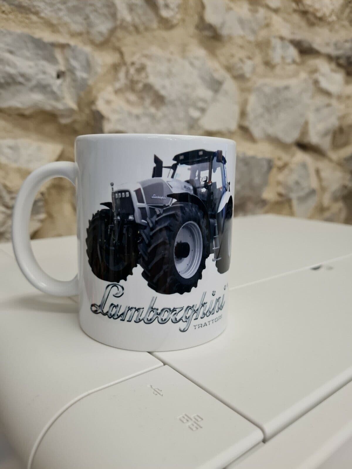 Lamborghini Trattori inspired Tractor Cup Mug Clarkson s Farm Gift Present