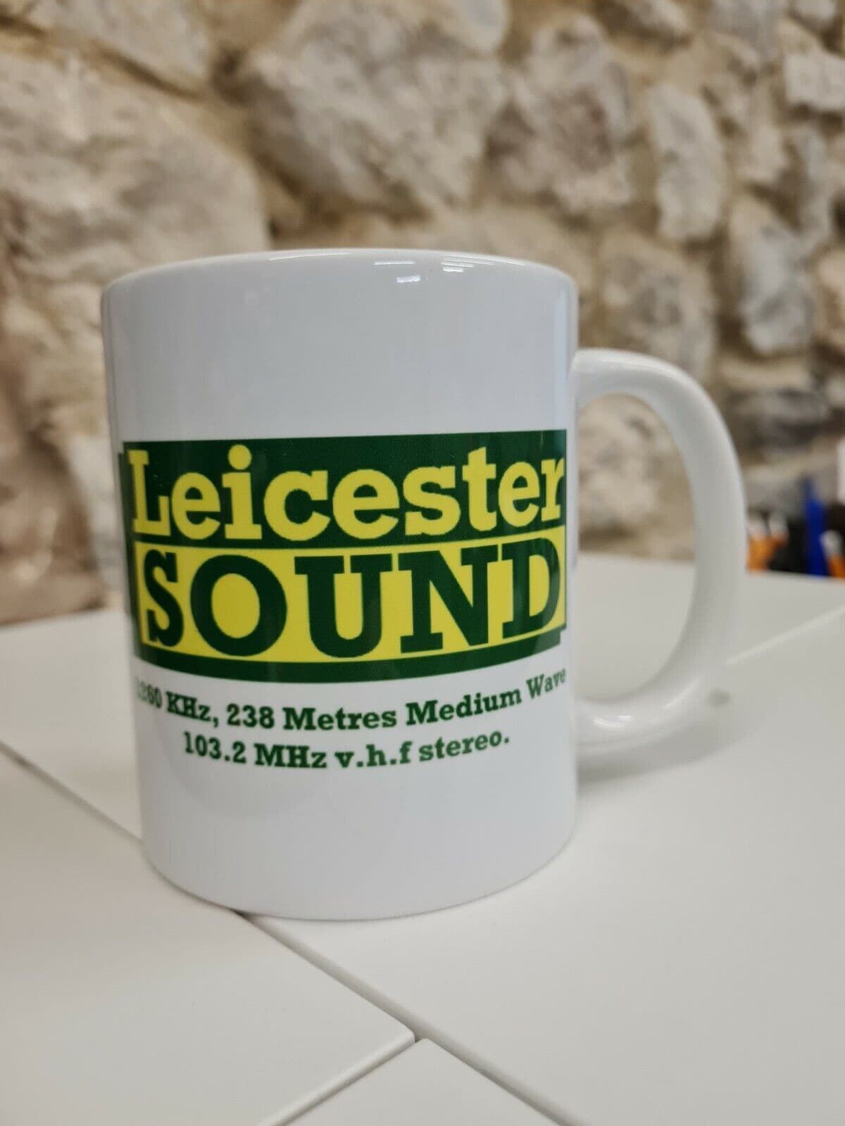Leicester Sound Cup Mug UK 1980s BBC ILR FM 1986 Leicestershire Centre ...