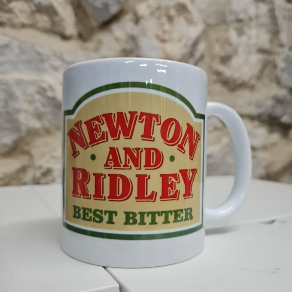 Newton and Ridley Cup Coronation Street Mug Weatherfield Brewery Logo ...