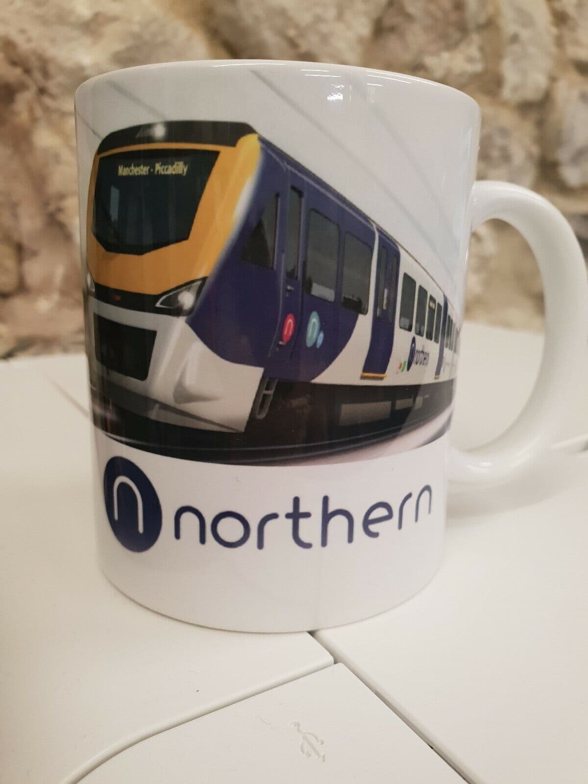 Northern Rail class 195 new livery cup mug train Network British Rail ...