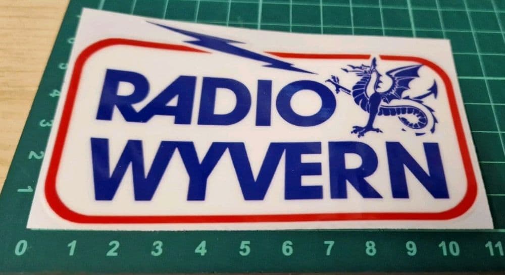 Radio Wyvern STICKER Decal for any surface laptop studio camper