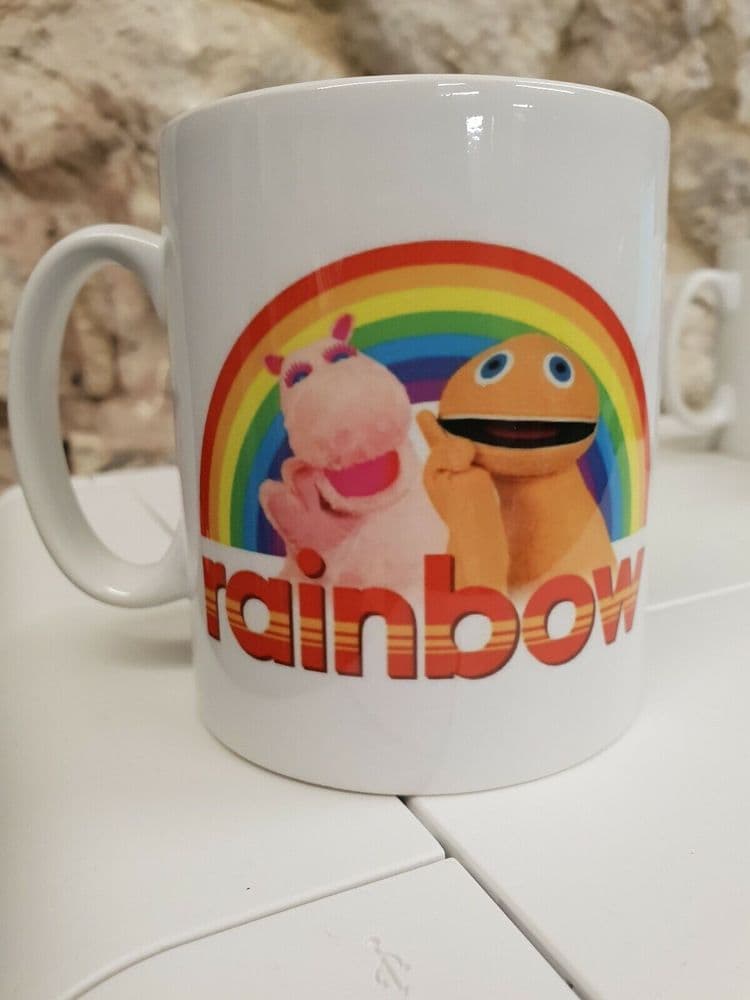 Rainbow TV series Cup Mug 80s nostalgia George Bungle Zippy