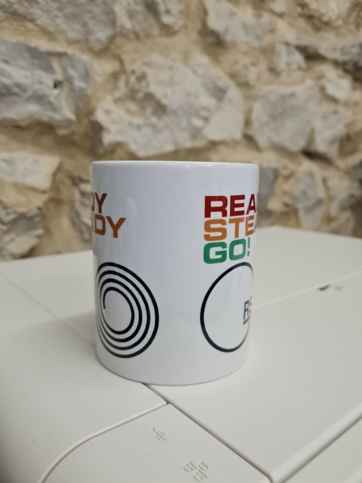 Ready Steady Go inspired 1960 s logo Cup Mug Pop Music TV show sixties