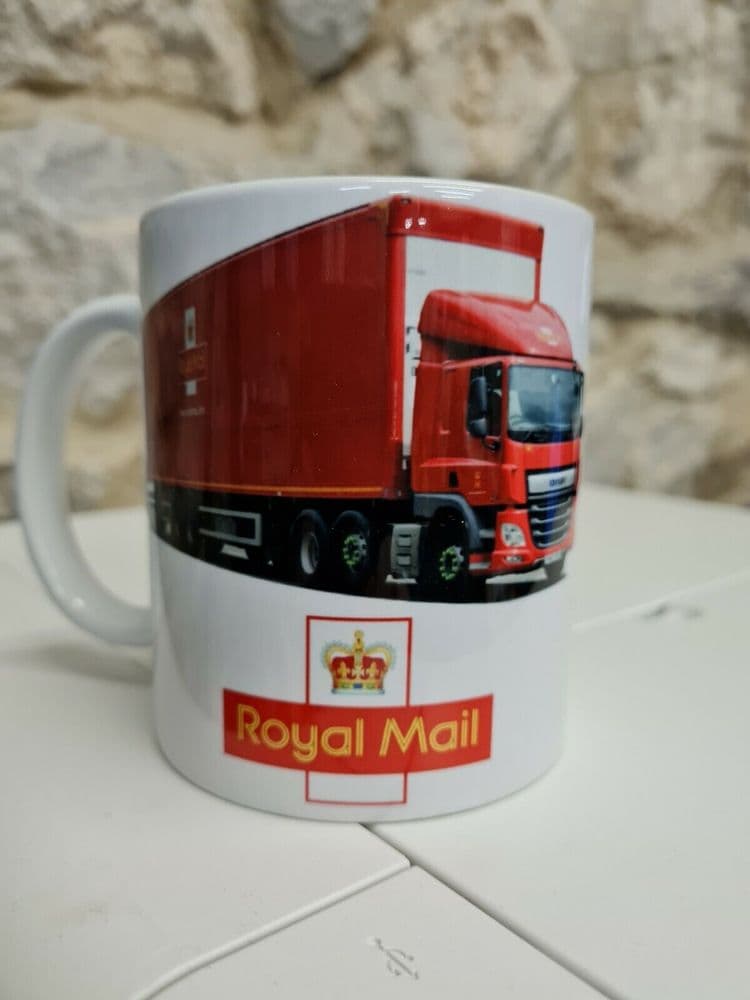 Royal Mail DAF Truck Lorry Wagon Mug Cup haulage driver / enthusiast