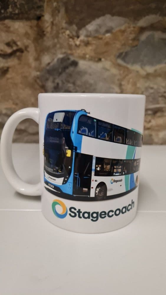 Stagecoach Enviro 400 bus mug cup buses transport
