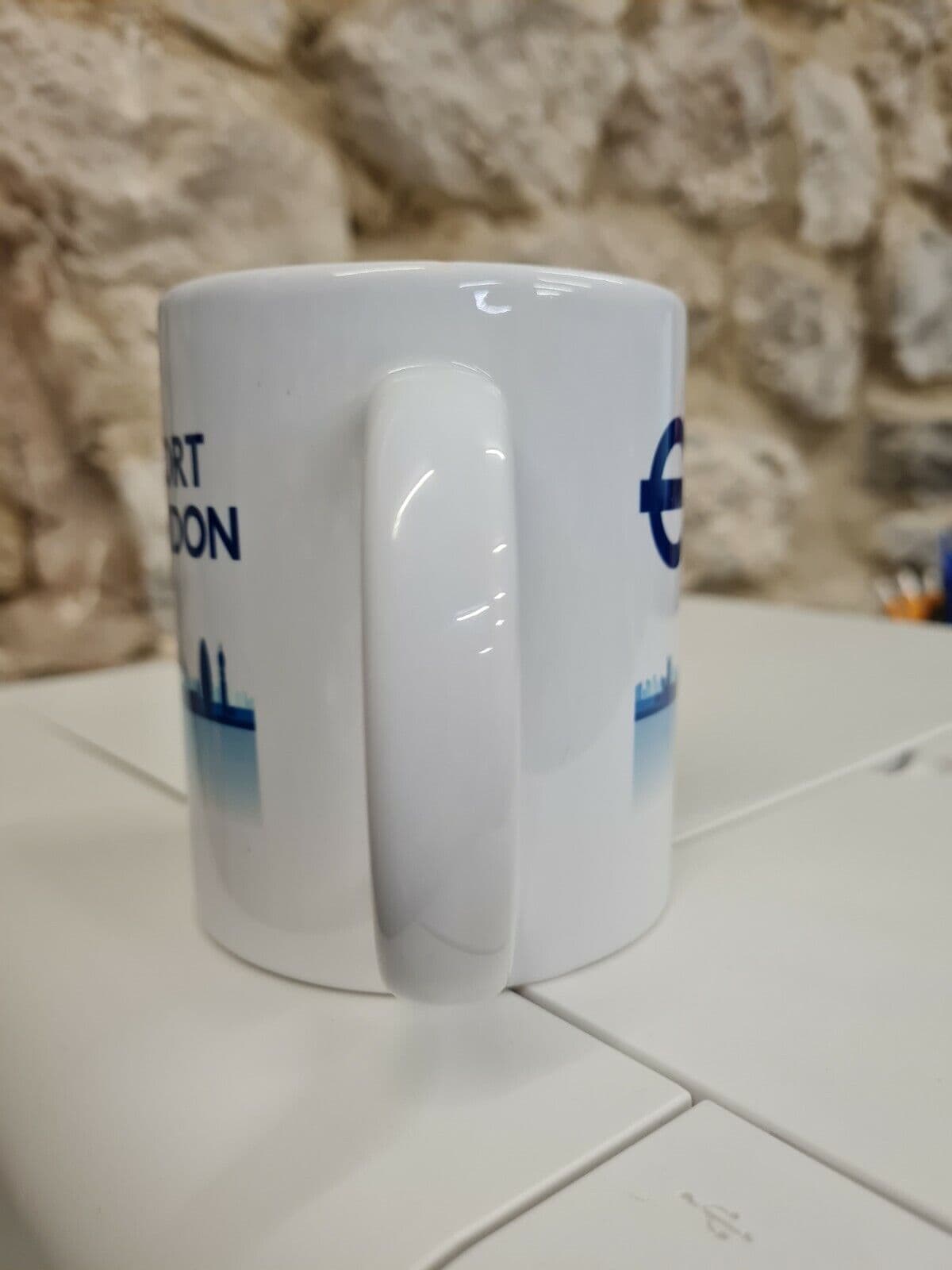 TfL logo mug cup Transport for London bus underground rail