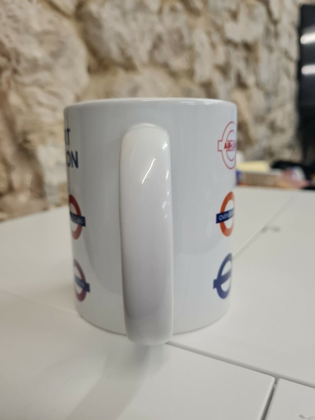 TfL Roundels logos mug cup Transport for London bus underground rail etc