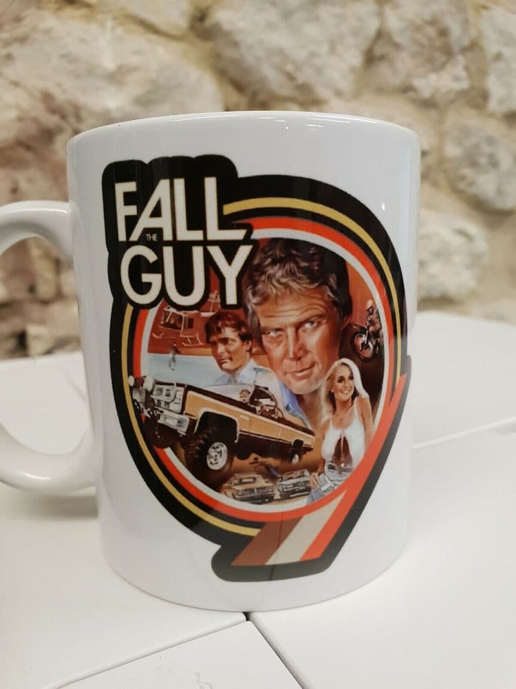 The Fall Guy TV series Cup Mug 1980s Colt Seavers Howie Jody Lee Majors
