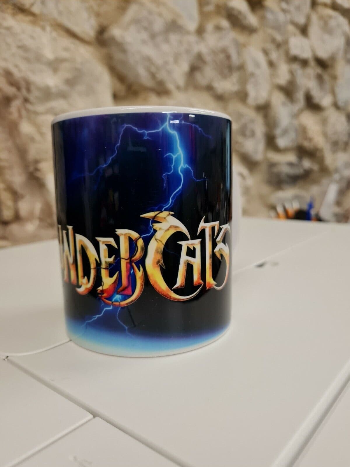 Thundercats mug cup retro vintage kids TV 1990s 80s Thunder Cats