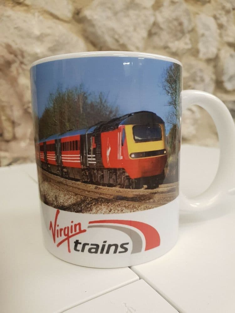 Virgin Trains HST Class 43 Intercity 125 Rail British Railway Cup Mug