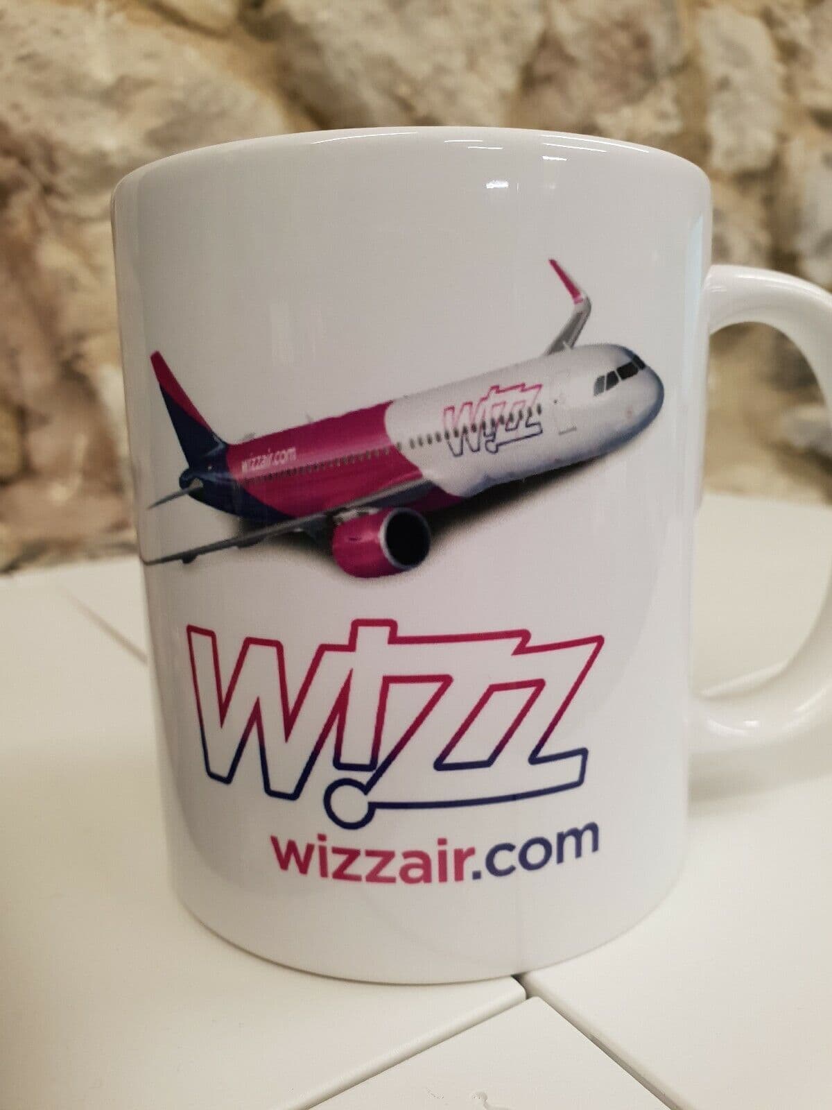 WIZZ AIR Wizzair Plane Cup Mug perfect gift Aviation spotter enthusiast