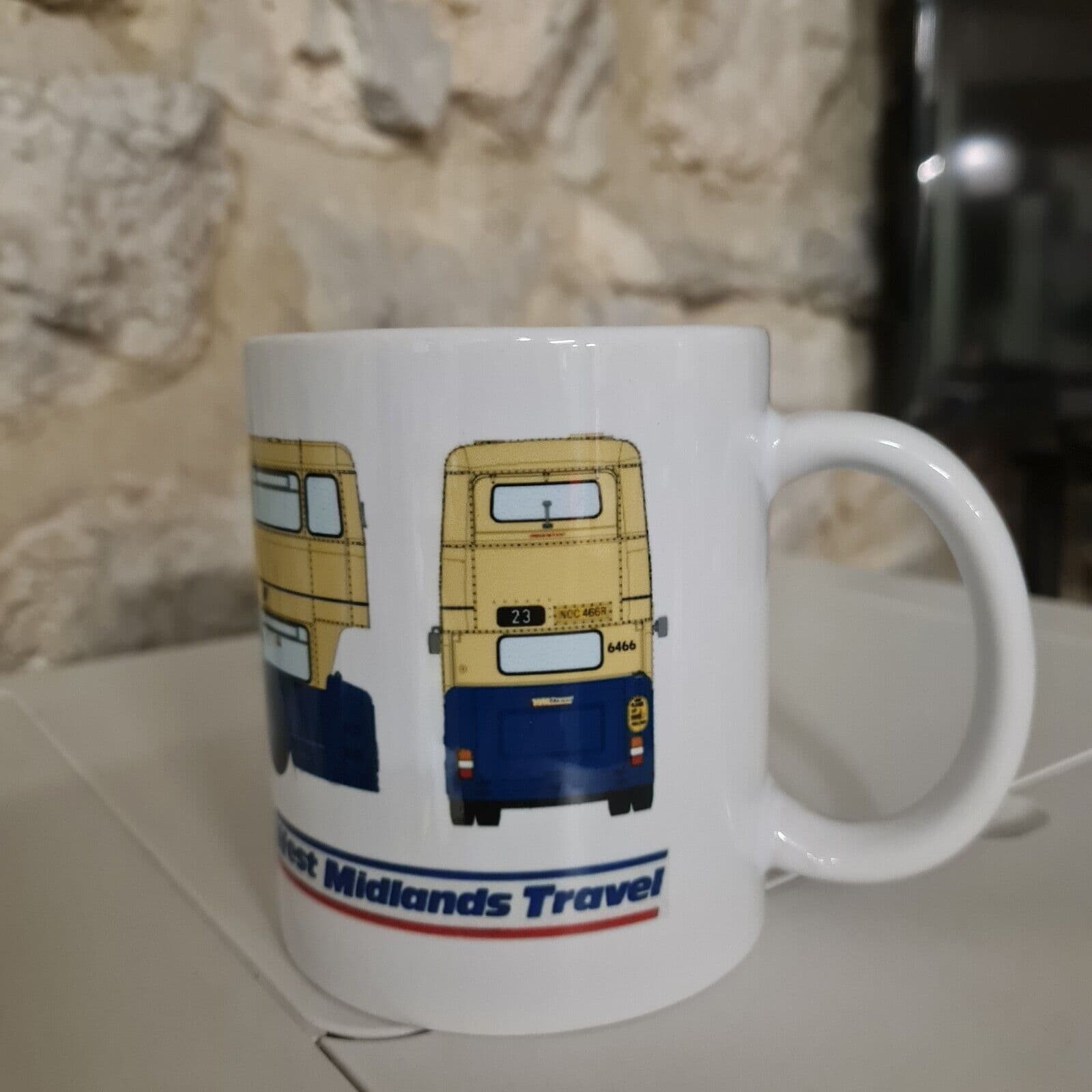 WM Travel West Midlands Transport WMPTE Leyland Atlantean Cup Mug 1980s ...