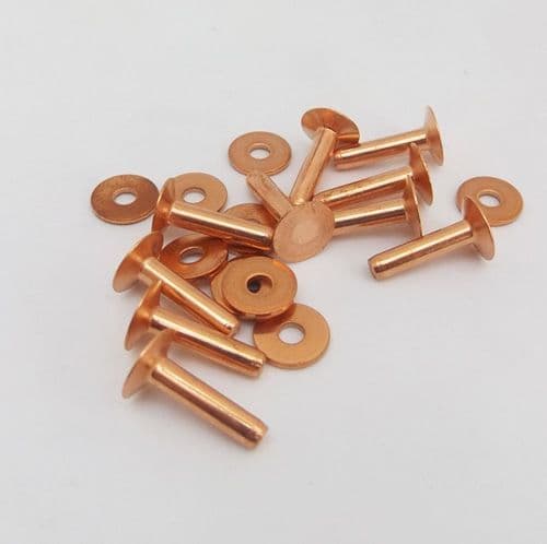 Copper Rivets 1/2" PK of 10