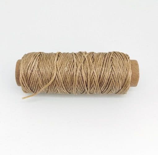 Flat Waxed Thread - Light Brown
