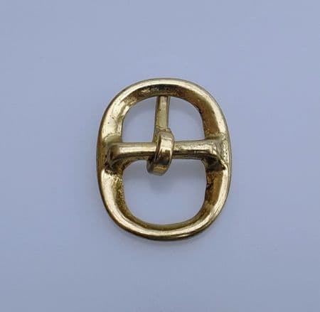 Solid Brass 20mm Oval Buckle