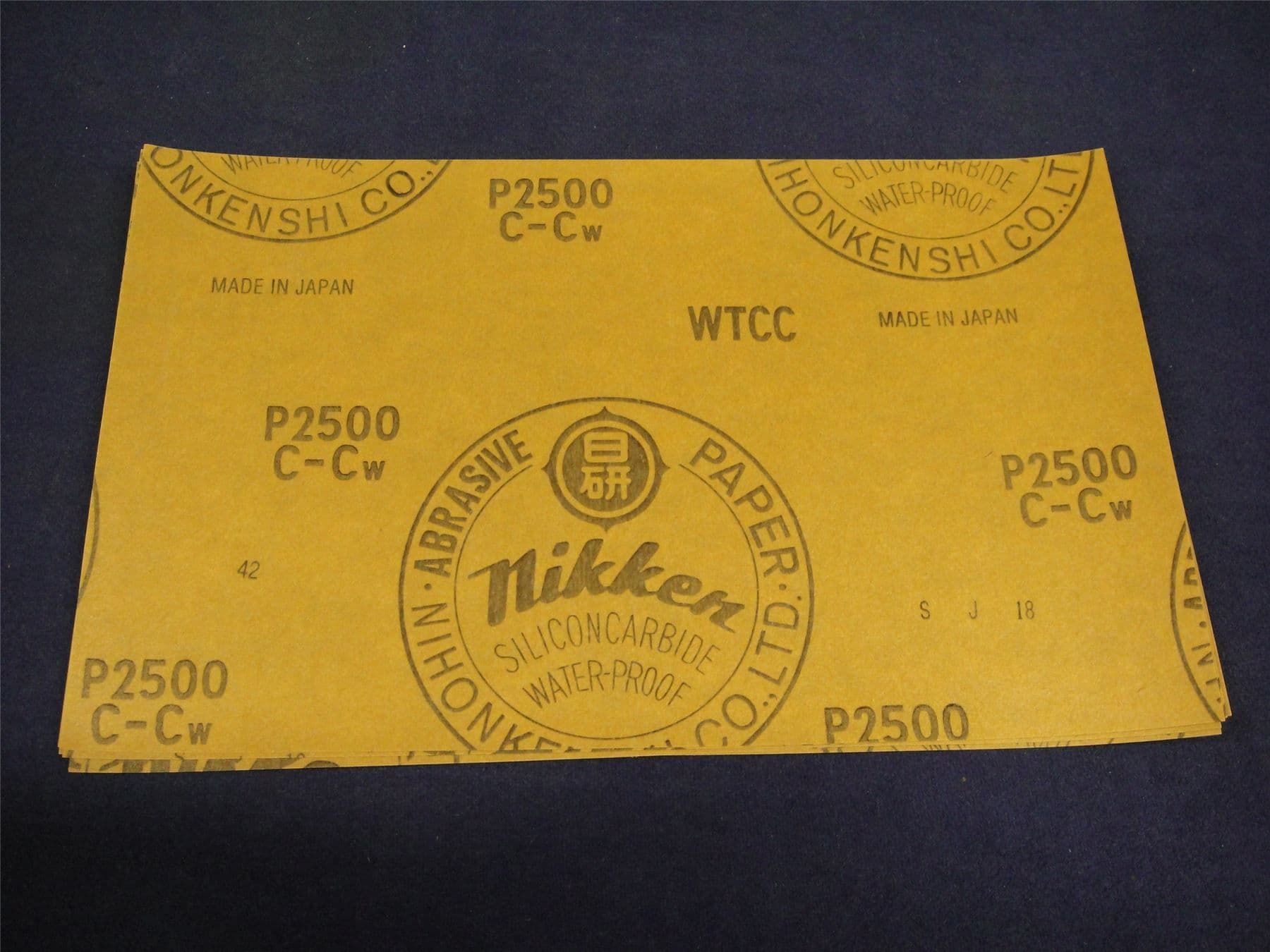 5 x Meguiars Unigrit Sand Paper 2500 Grit Sheet