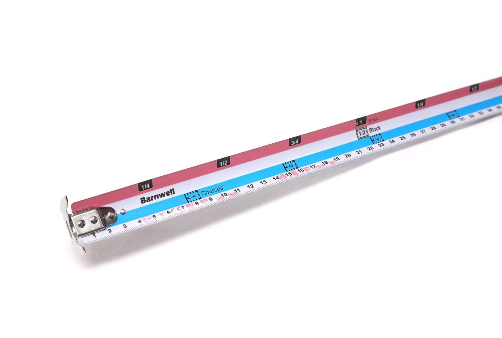 Barnwell 8m Brick Block Courses Counting Metric Tape Measure Builders Gauge