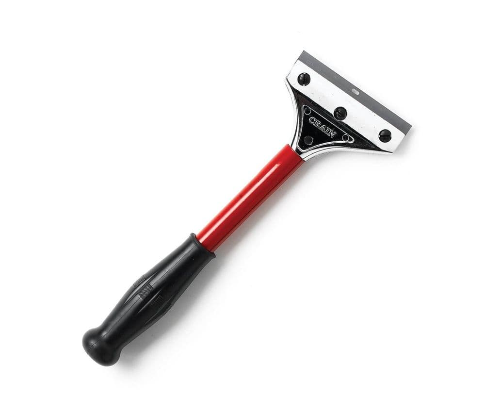 Crain 4" 100mm Wide Deluxe Hand Floor Wall Scraper 12" Long