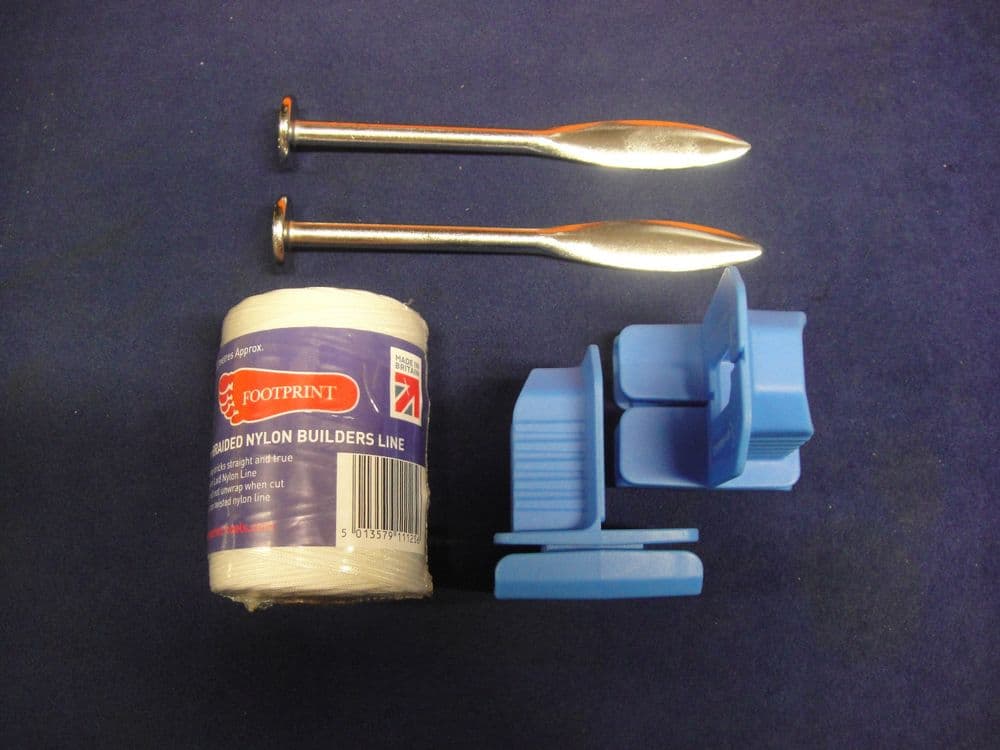 Footprint Pair of Pins, 100m Line, Pair of Blocks