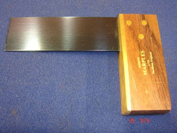Joseph Marples Rosewood Carpenters Mini Try Square 75mm 3" Brass ...