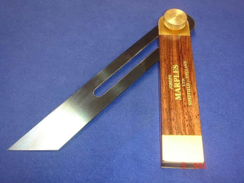 Joseph Marples Rosewood Carpenters Sliding Bevel 190mm 7.1/2" Sheffield 20D