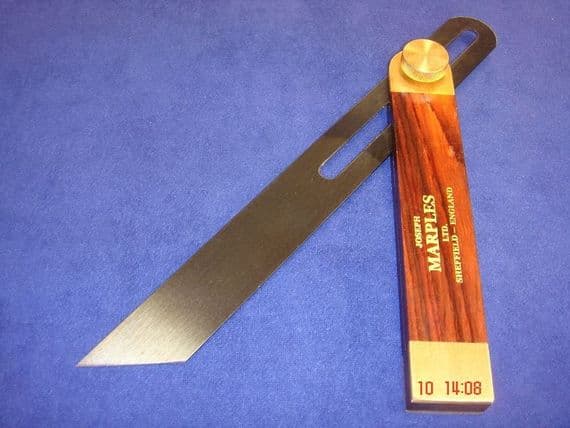 Joseph Marples Rosewood Carpenters Sliding Bevel 230mm 9" Sheffield 20E