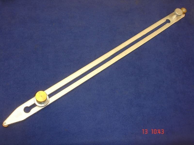 Long Bar Scriber for Vinyl Flooring Tool 475mm Brass Rollers