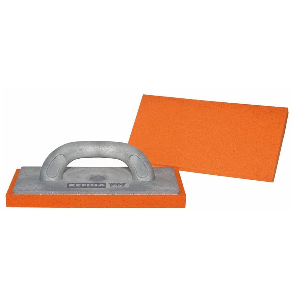 Refina 11" Sponge Float FINE Orange Grey Handle 261130