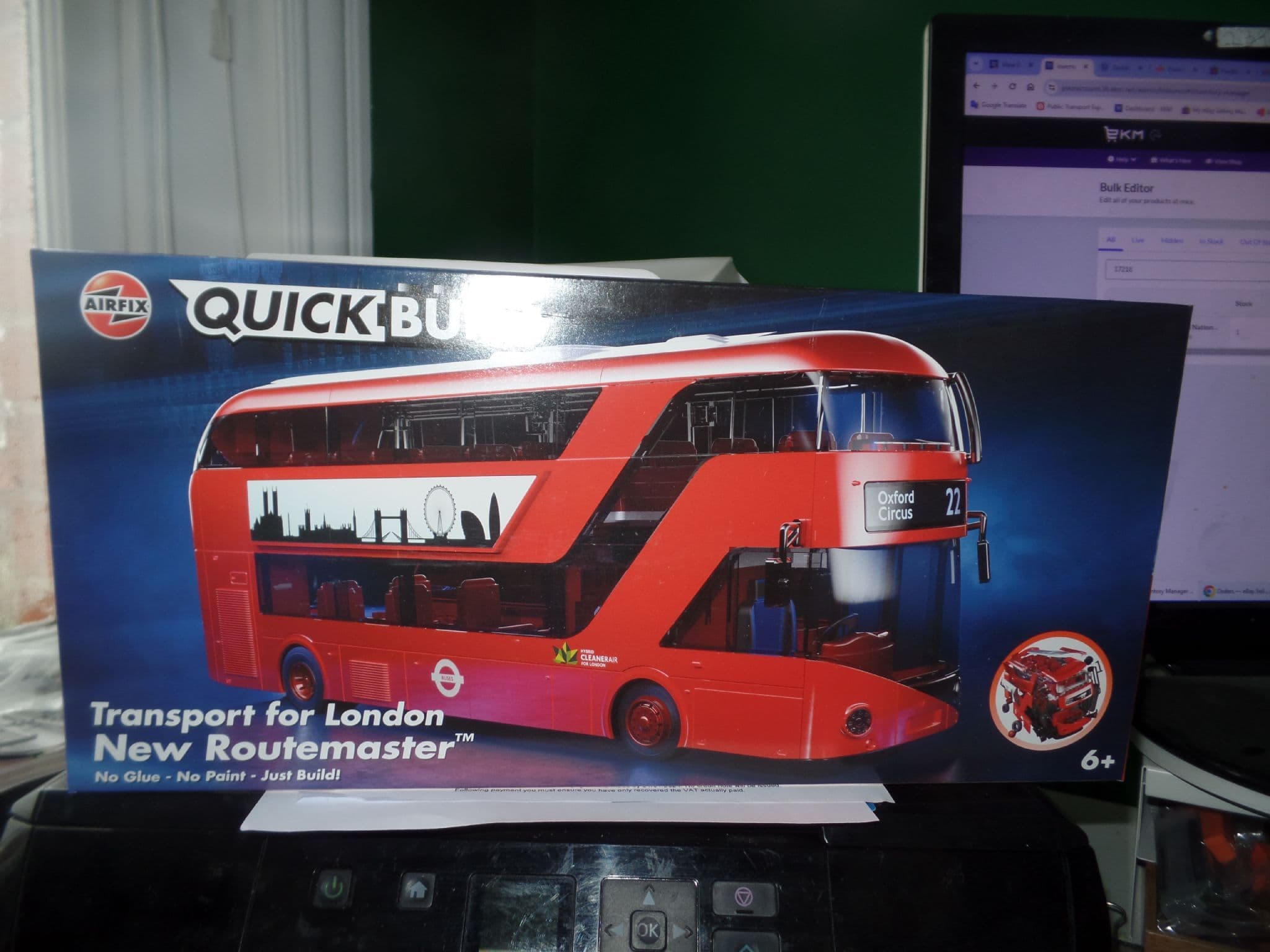 Airfix J6050 QUICKBUILD Transport for London New Routemaster 38 ...