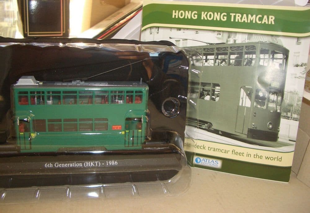Atlas 4648104 1/87 HO Scale Tram Hong Kong 6th Generation Tram 1986 ...