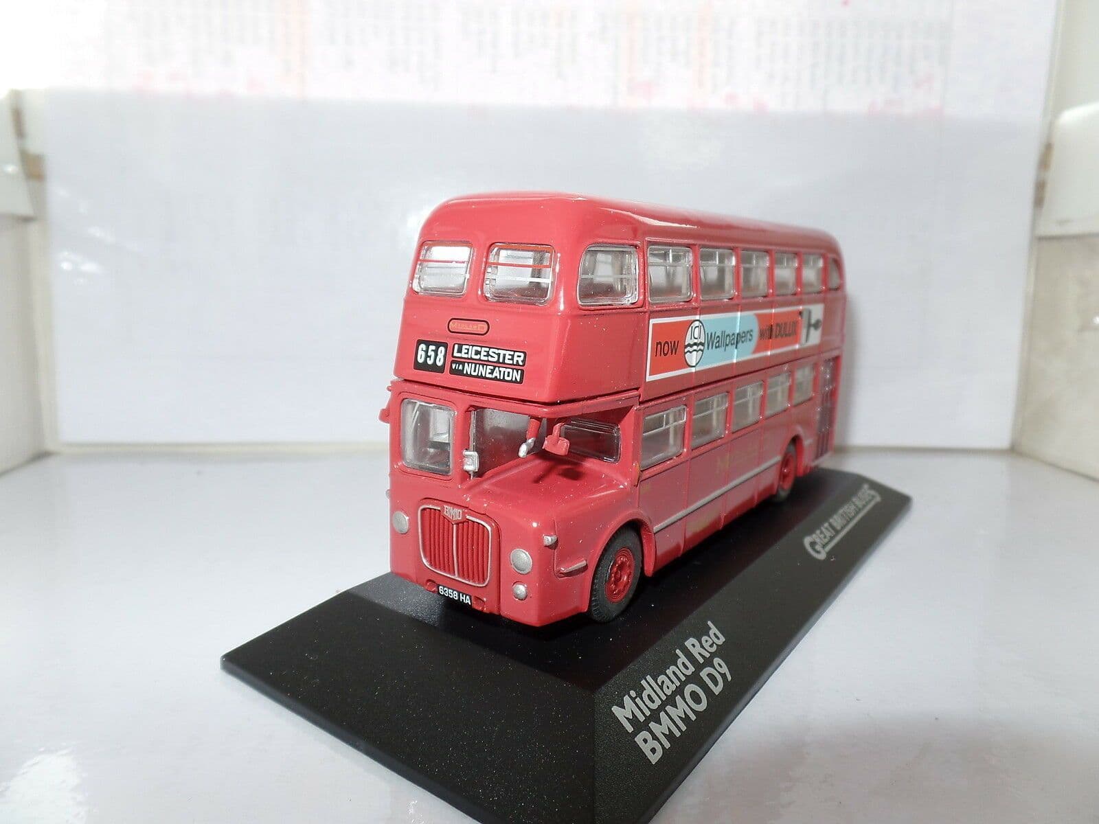 ATLAS Corgi JB26 Great BRITISH Buses 1/76 OO BMMO D9 Bus Midland Red ...