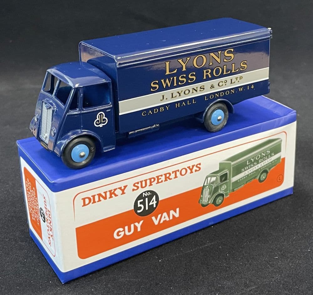 Atlas French Dinky 514 Guy Vixen Van Lyons Swiss Rolls