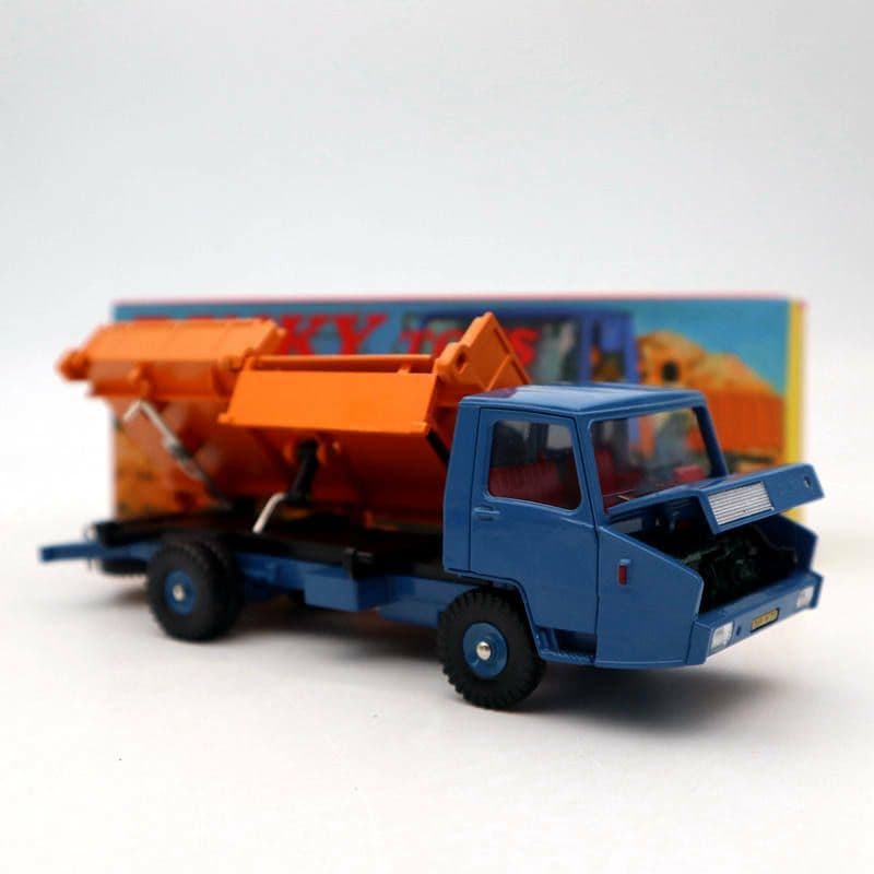 Atlas French Dinky 569 Berliet Stradair Blue Tipper Truck - Working parts