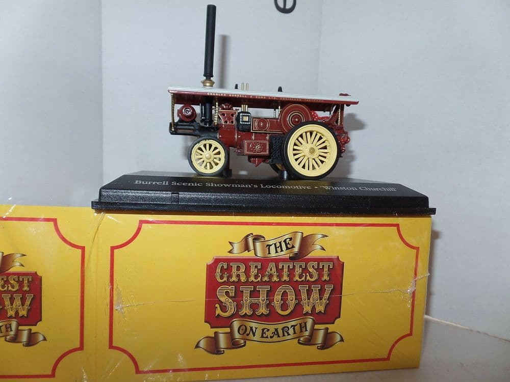 Atlas Fun Fair Circus HU02 Burrell Scenic Showmans Traction Engine ...