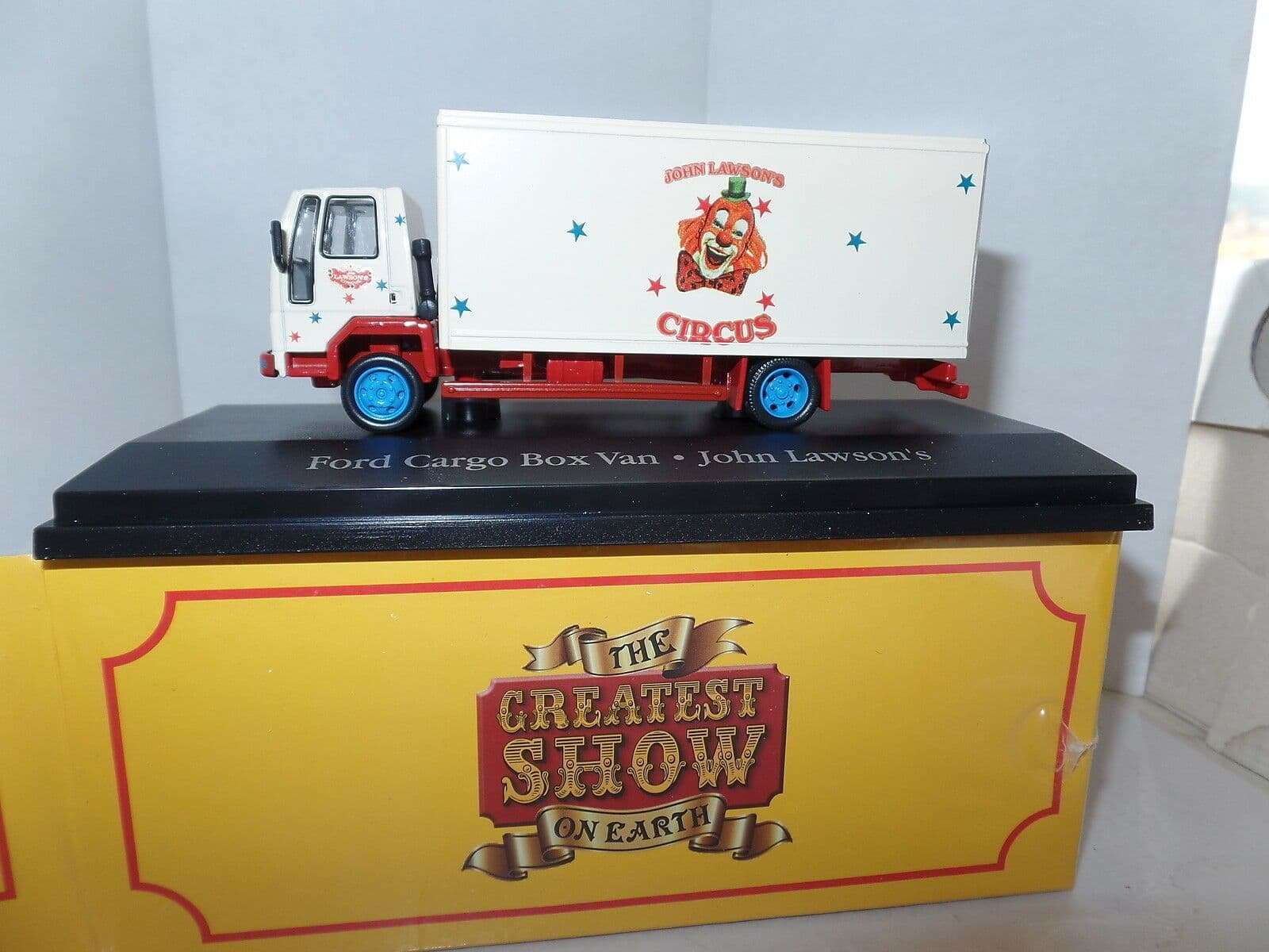 Atlas Fun Fair Circus HU15 Ford Cargo Box Truck Van John Lawson Circus