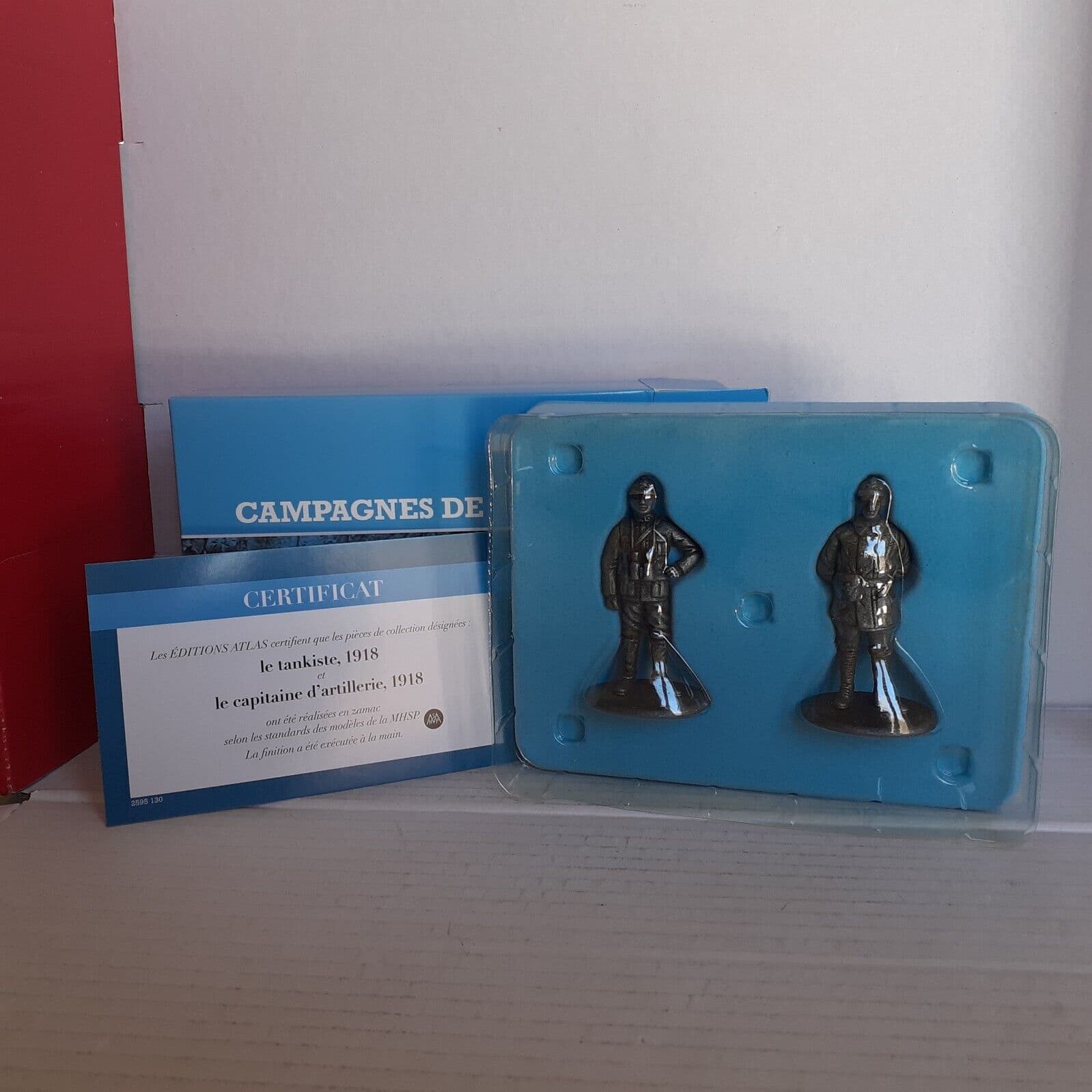 Atlas HE30 1/24 Scale Tank Commander & Artillery Captain 1918 WWI