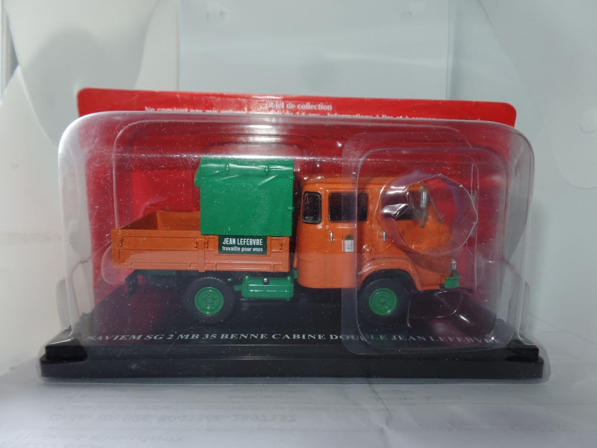 Atlas IXO NY52 1/43 Scale Renault Saviem Benne Cabine Double Crew Cab