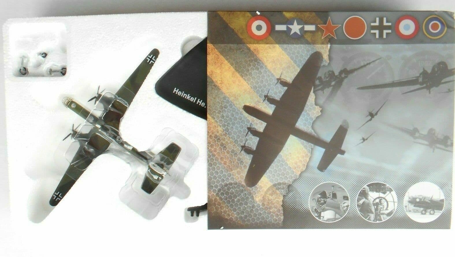 Atlas JJ10 1/144 Scale Bomber WWII Heinkel He 177 German Air Force