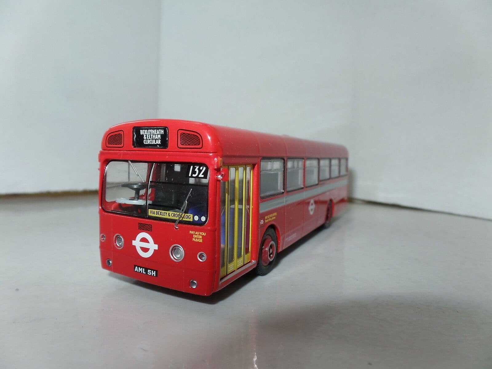 Britbus AS1-02 AS102 AEC Swift Bus London Transport Route 132 ...