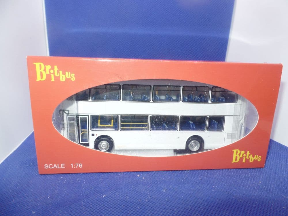 Britbus ES-White Scania Omnidekka Bus Dealer White for your Code 3 ...