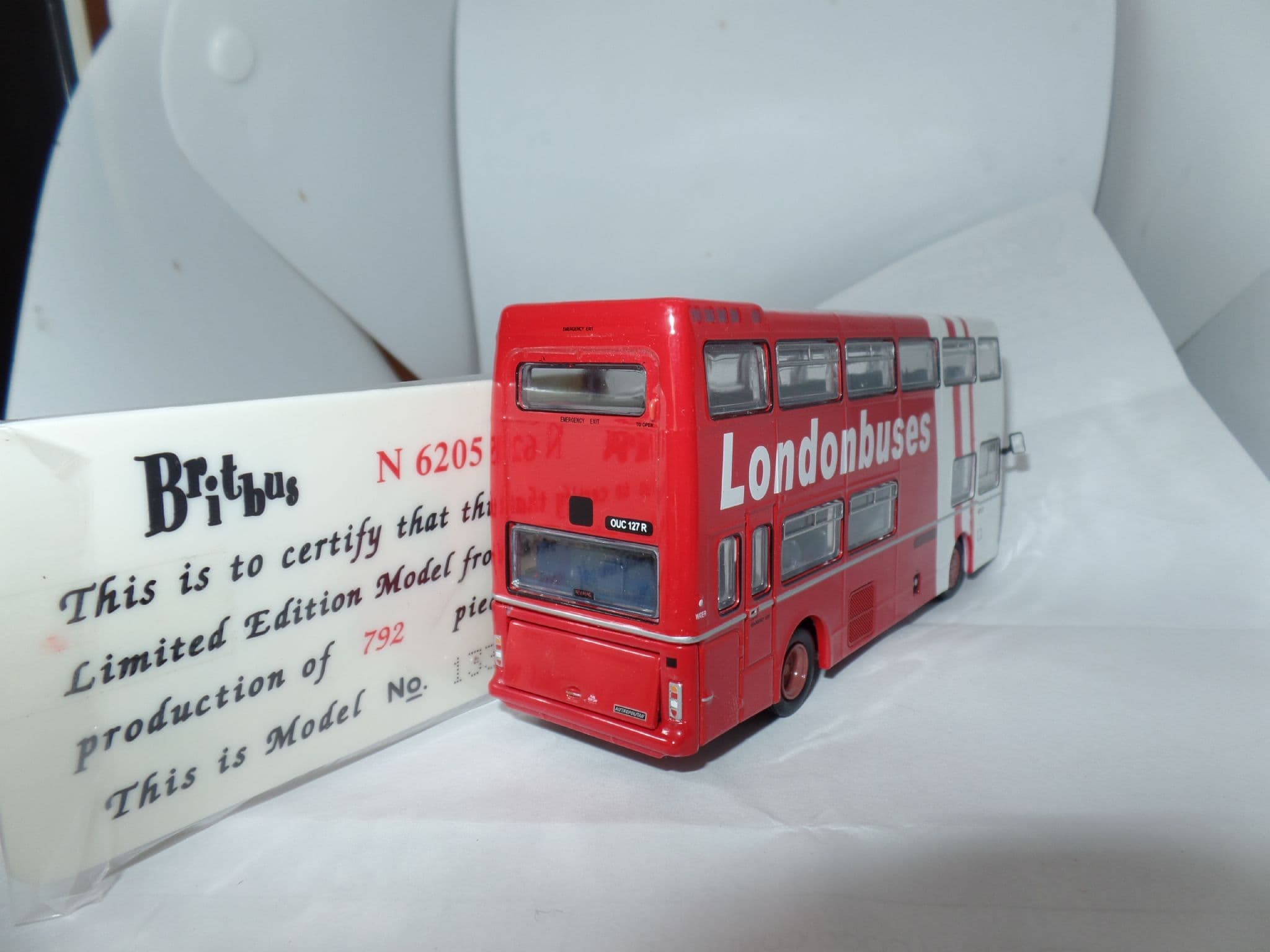 Britbus N6205 1/76 OO Scale Scania Metropolitan Bus London Transport ...