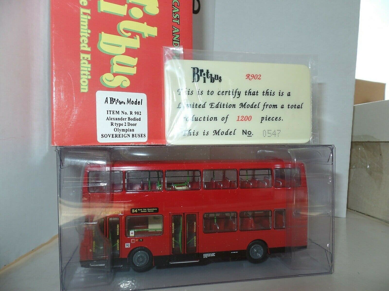 Britbus R902 Volvo Olympian Alexander Bus London Soverign Ruislip 1 ...